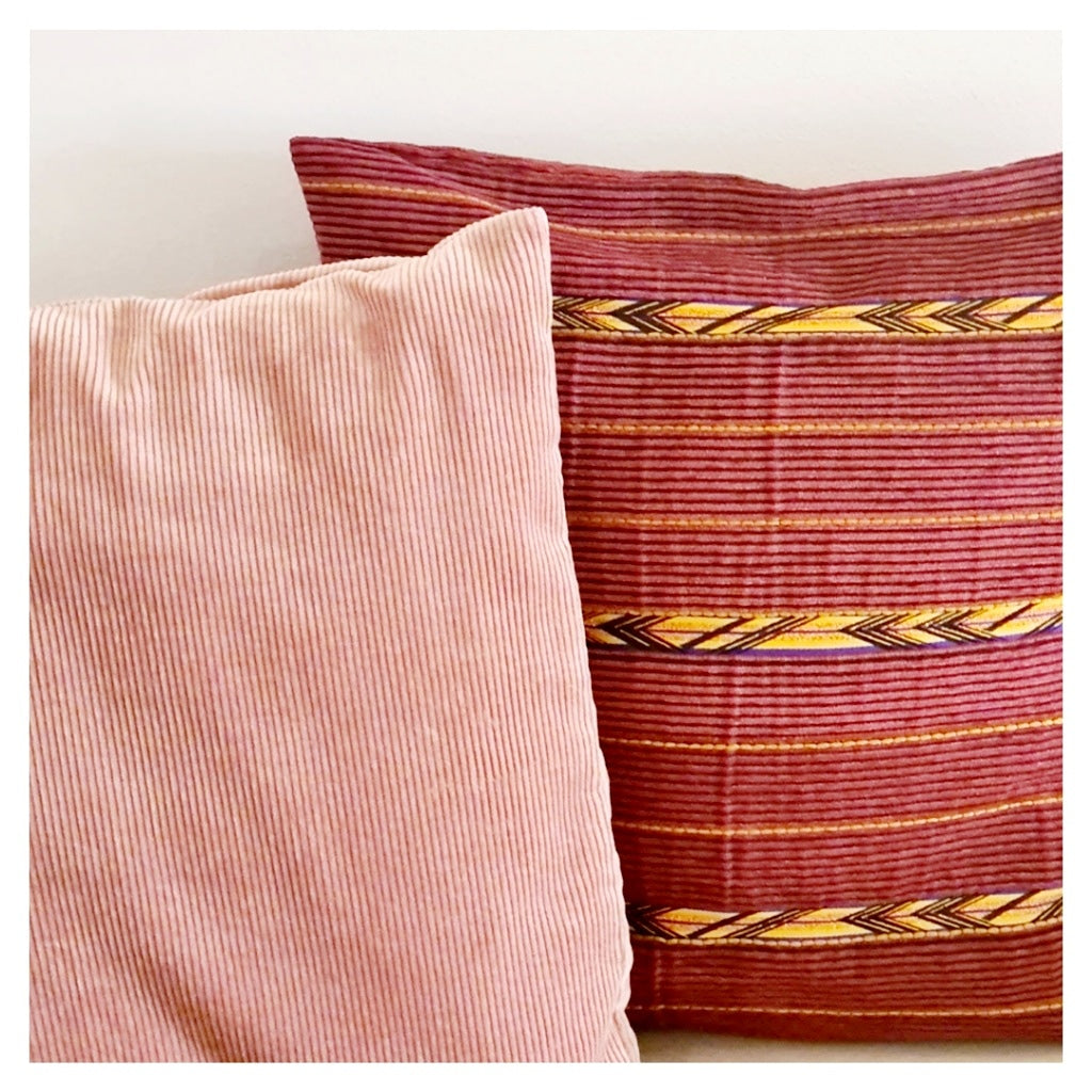 Coussin velours ethnique – Coco Panache